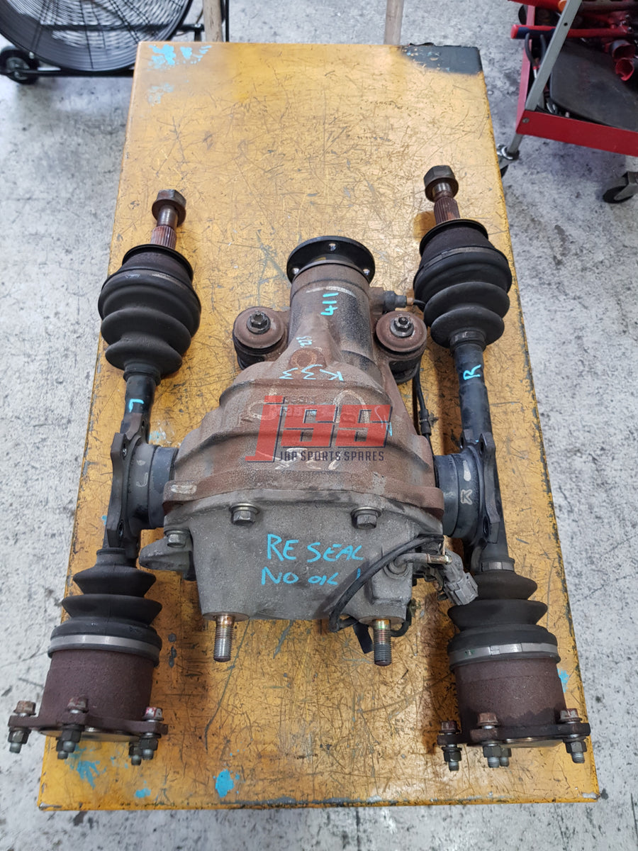 NISSAN SKYLINE R33 DIFF & DRIVE SHAFTS CVS 5 BOLT 1996 GTST TURBO ABS ...