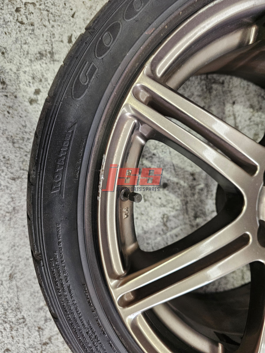 JDM WHEELS RIMS 17 INCH 5X114.3 JAPAN EVOLUTION EVO 7 8 9 – Jap Sports ...