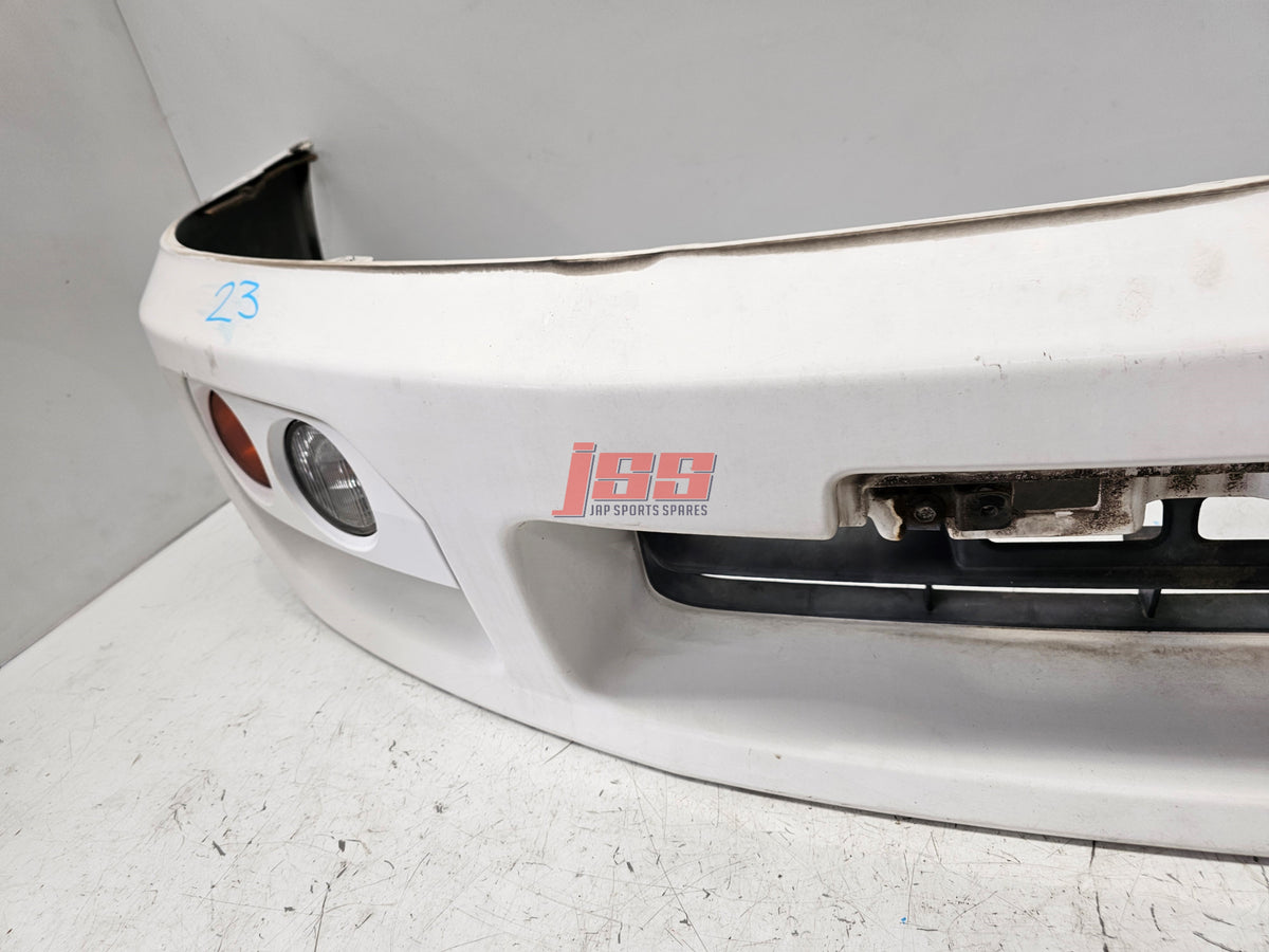 NISSAN SKYLINE R33 FRONT BAR SERIES 2 FRONT BUMPER ECR33 1996 WHITE ...